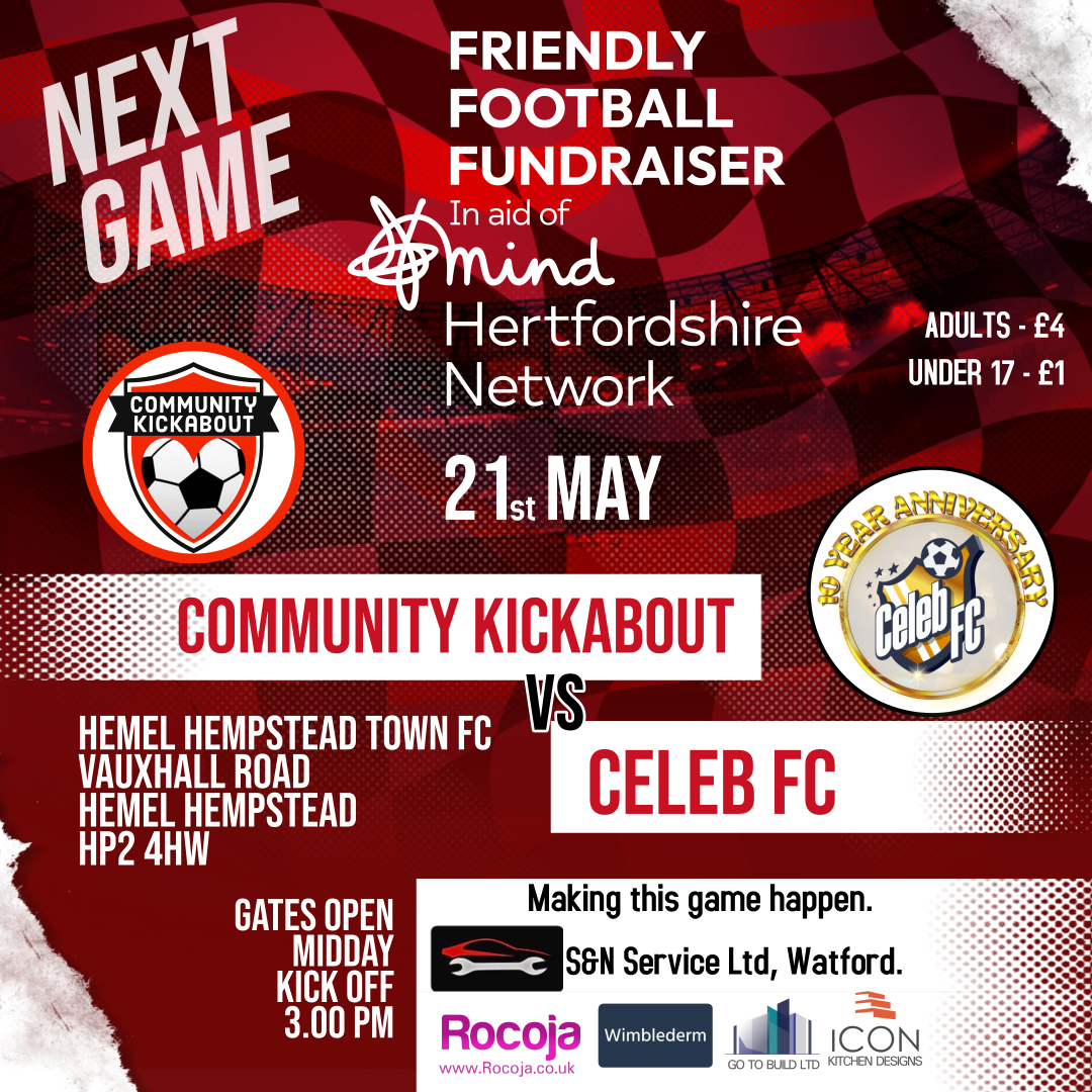 CELEBRITY TEAM TO PLAY KICKABOUT IN FIRST OF TWO CHARITY GAMES ...